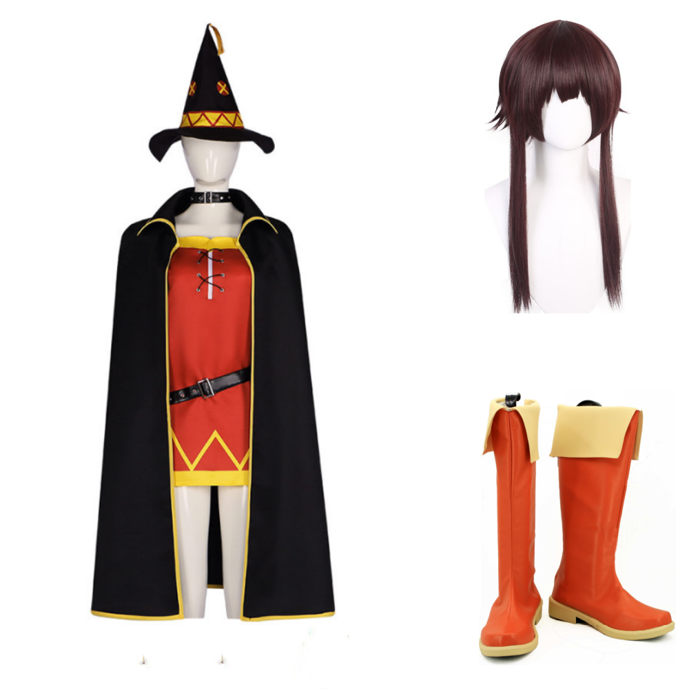 Konosuba God’s Blessing On This Wonderful World Megumin Cosplay Costum ...