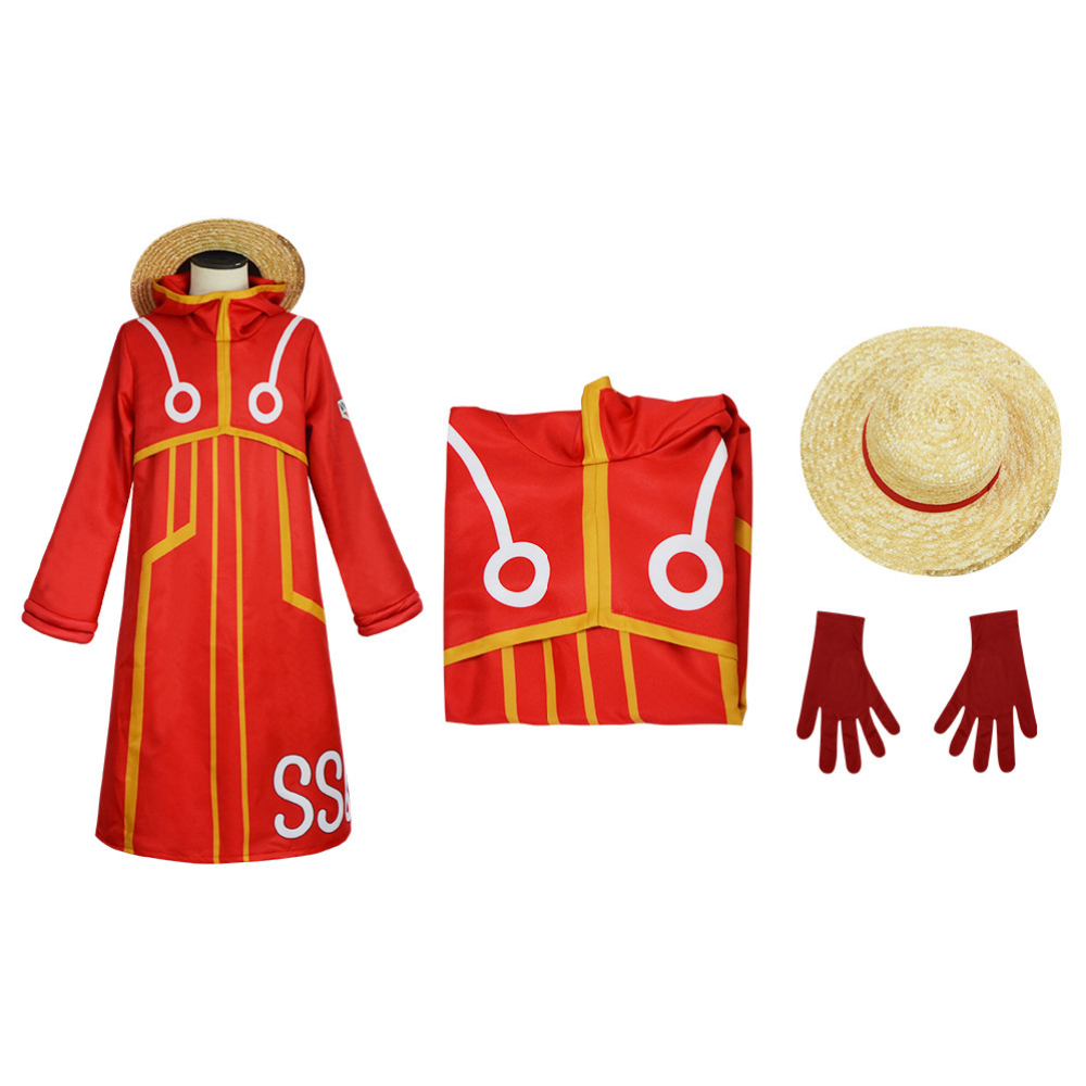 One Piece Monkey D. Luffy Future Island Egghead Arc Cosplay Costume Un ...
