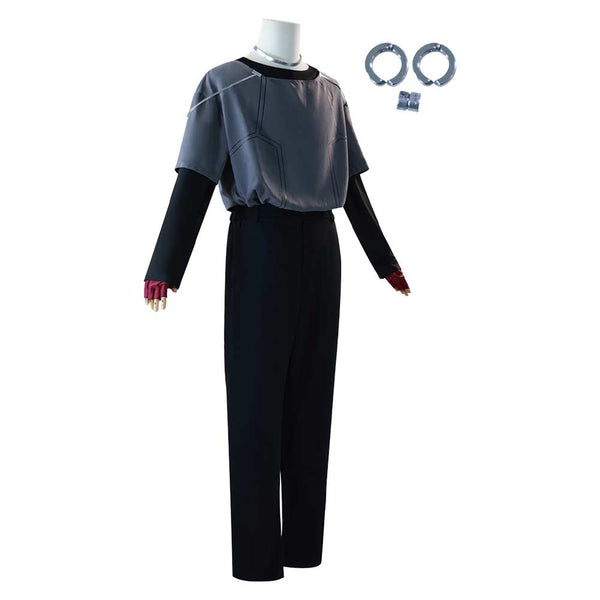 Alien Stage Till Cosplay Costume Grey Top Suit For Adult Man Halloween ...