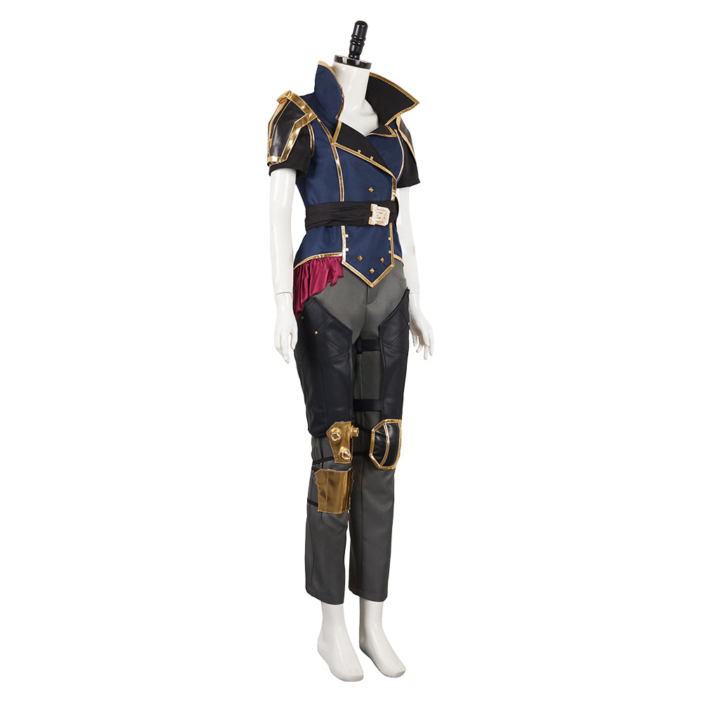Arcane: League of Legends (2024) Season 2 Vi Blue Officer Uniform Outf ...