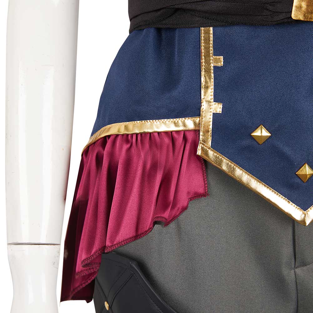 Arcane: League of Legends (2024) Season 2 Vi Blue Officer Uniform Outf ...