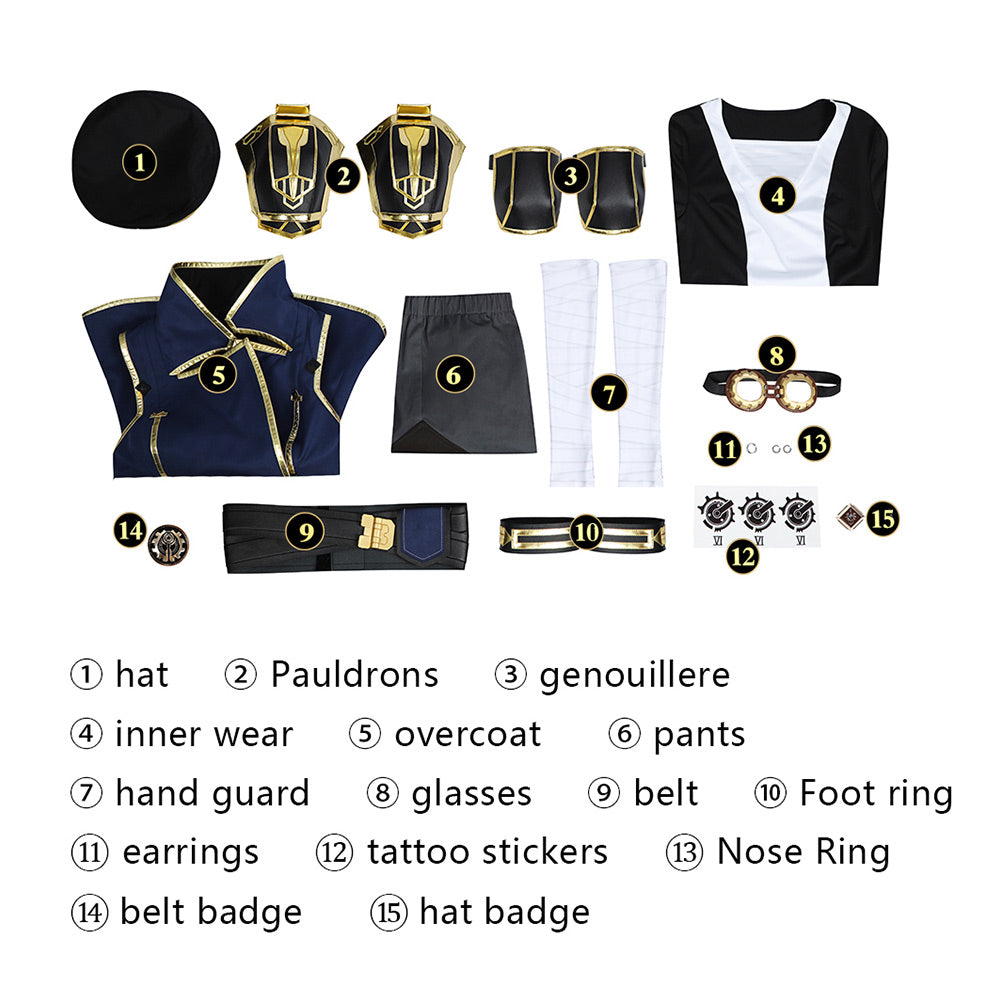 Arcane: League of Legends TV (2024) Season 2Vi Blue Officer Uniform Ou ...