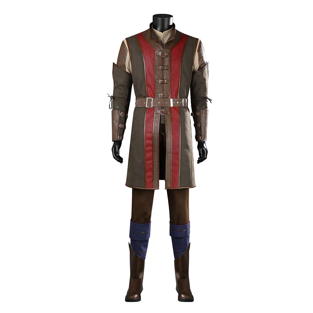 Baldur's Gate 3 Blade of the Frontier Wyll Cosplay Costume Outfits Hal ...