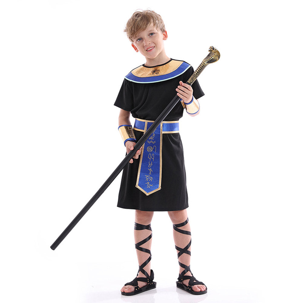 Childrenswear Kids Children Egyptian Pharaoh Cosplay Costume Masquerad ...