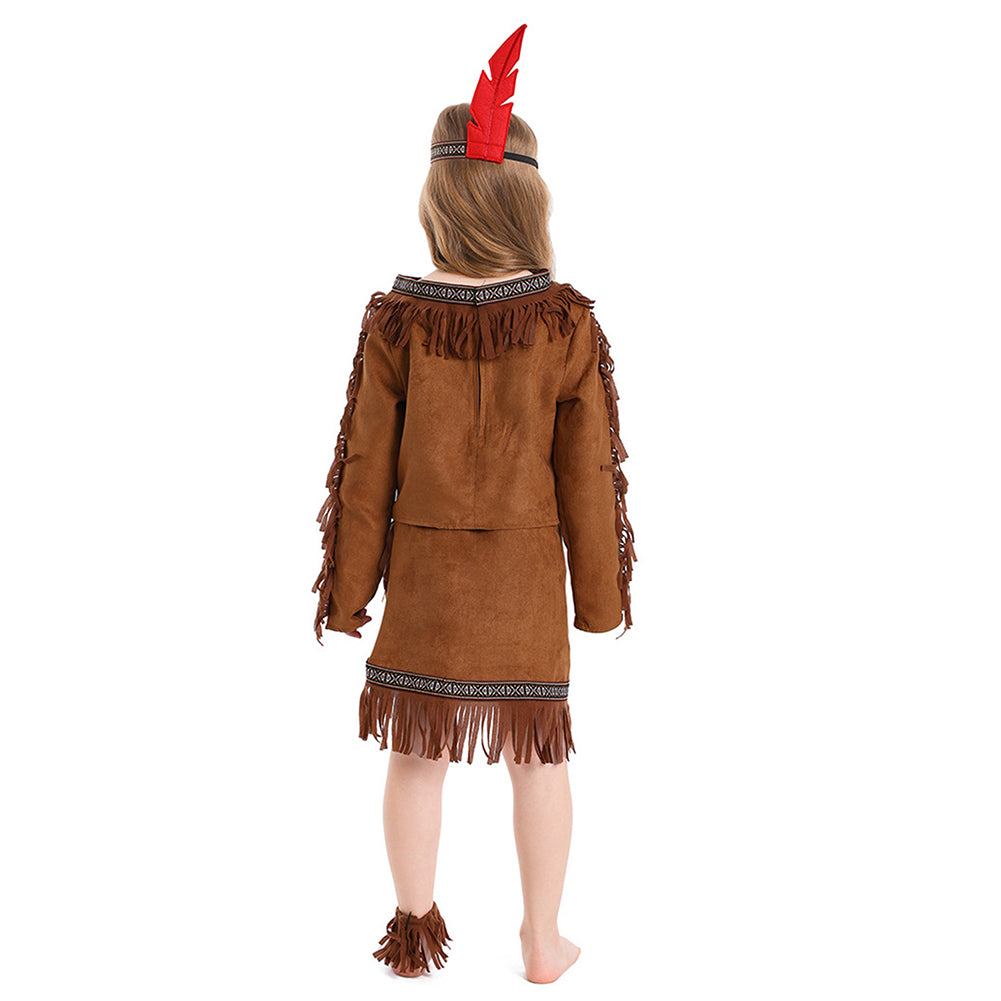 Childrenswear Kids Children Primitive Aborigines Stage Performance Clo ...