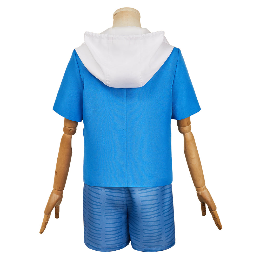 City The Animation Costume Nagumo Midori Cosplay Blue Hood Suit For Ad ...