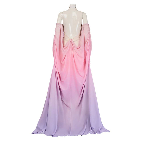 Padme Pink Lake Dress Cosplay Costume For Adult Female Halloween Carni ...