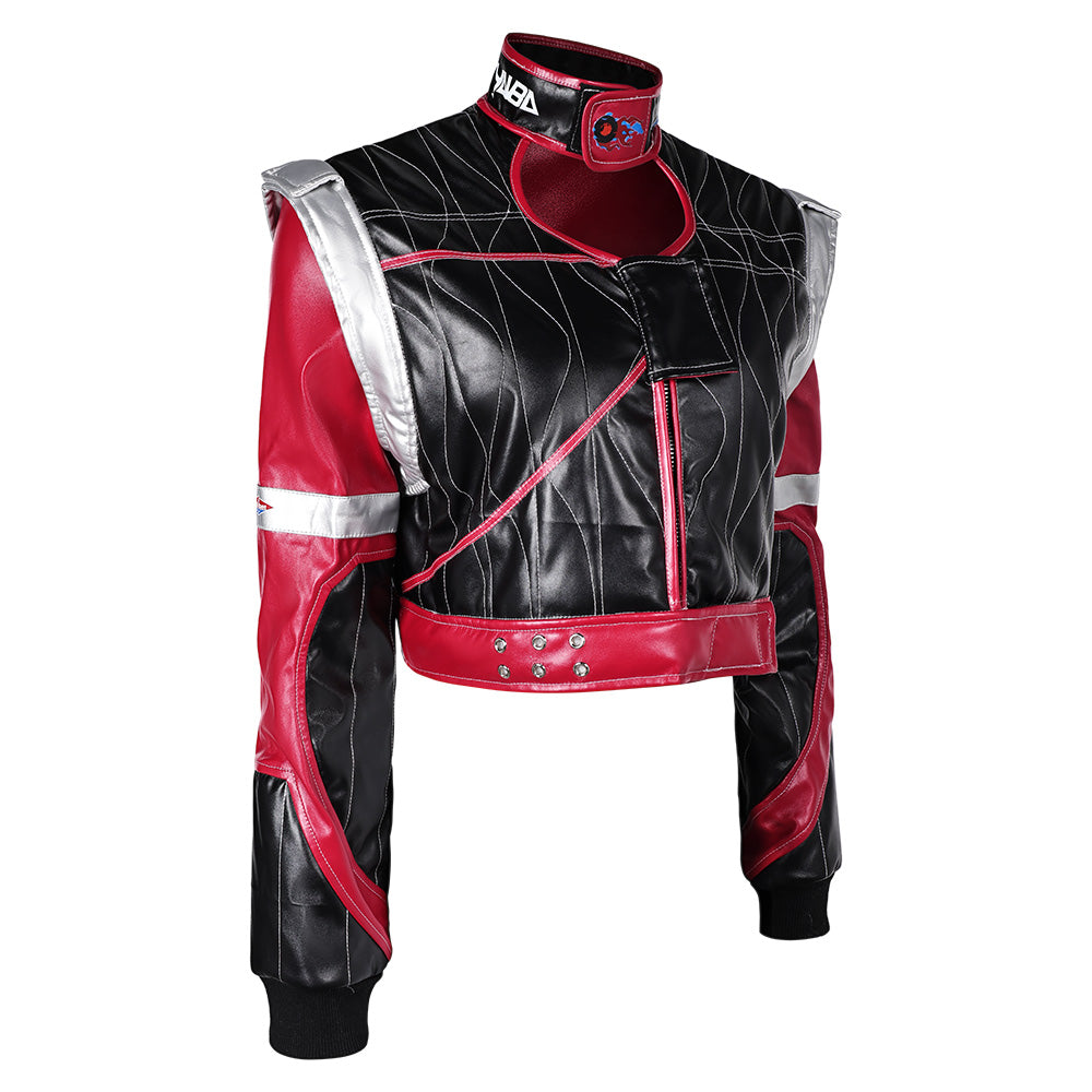 Cyberpunk 2077 Panam Palmer Black Red Jacket Cosplay Costume Outfits H ...