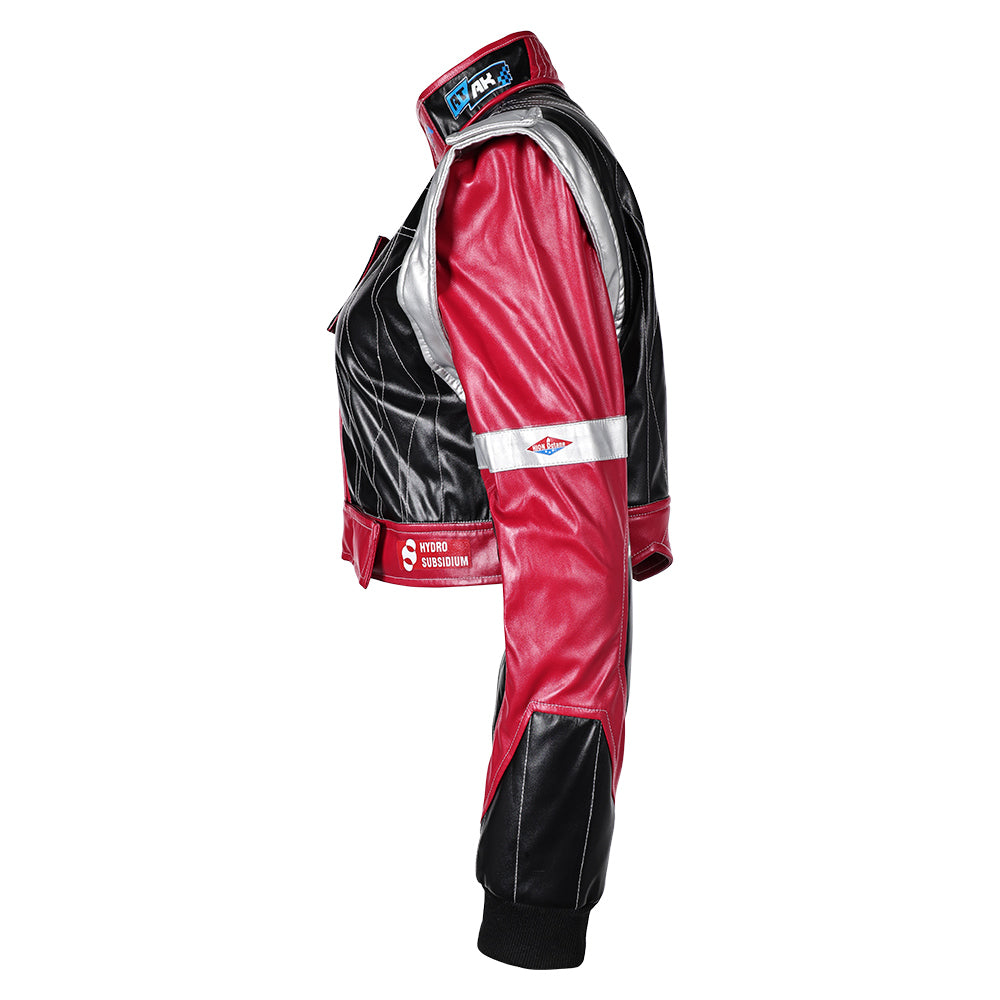 Cyberpunk 2077 Panam Palmer Black Red Jacket Cosplay Costume Outfits H ...