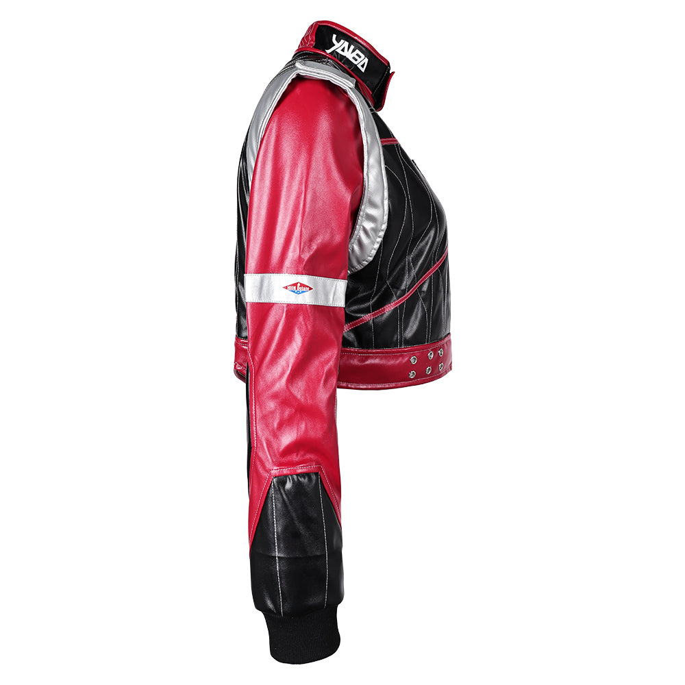 Cyberpunk 2077 Panam Palmer Black Red Jacket Cosplay Costume Outfits H ...