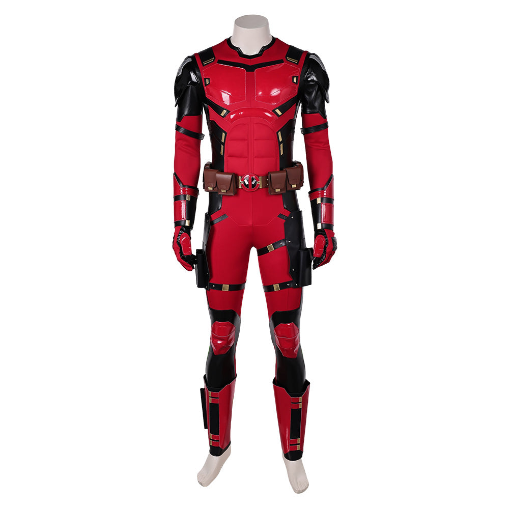 Deadpool&Wolverine Deadpool Variants Nice Pool Cosplay Red Jumpsuit Co ...