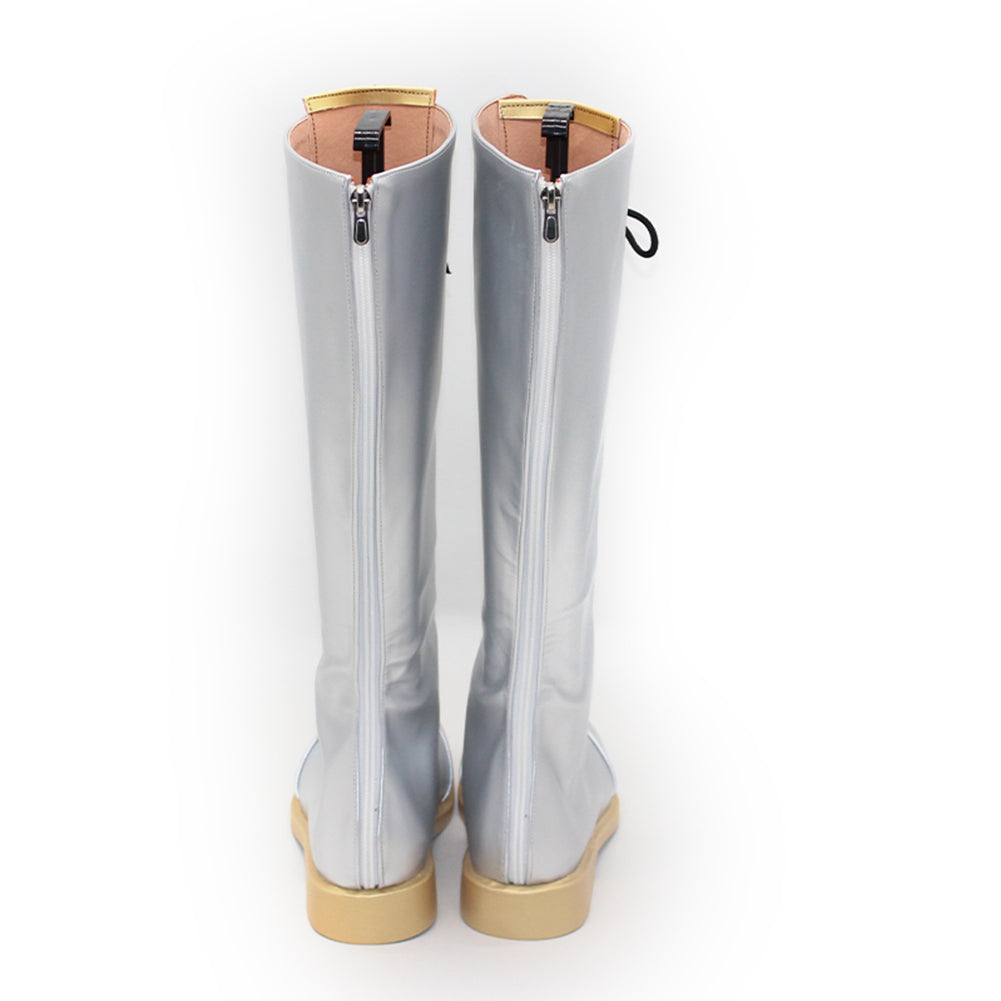 Kpop Demon Hunters Rumi Cosplay Silver Shoe Female Boots Halloween Car ...
