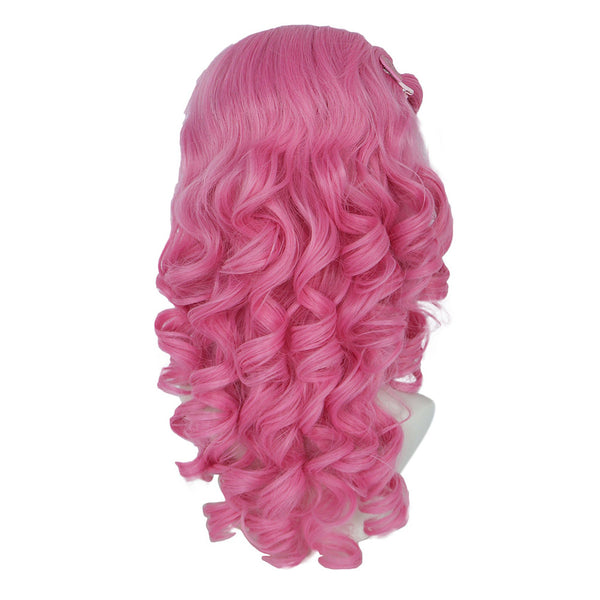 Descendants Bridget Cosplay Pink Wig Synthetic Hair For Adult Female H ...