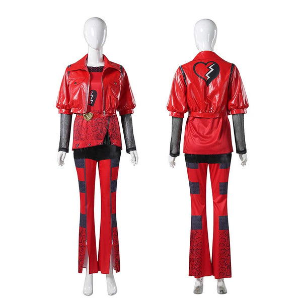 Descendants Red Cosplay Costume For Adult Female Halloween Carnival Su ...