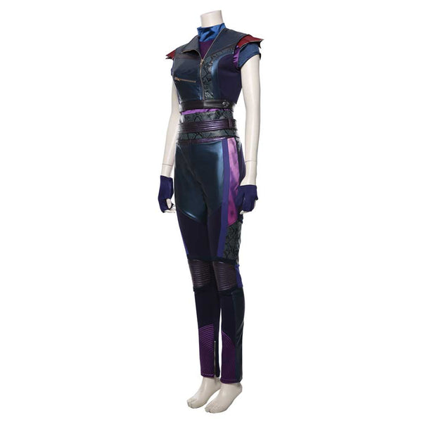 Descendants Movie Character Mal Daughter of Maleficent Cosplay Costume ...