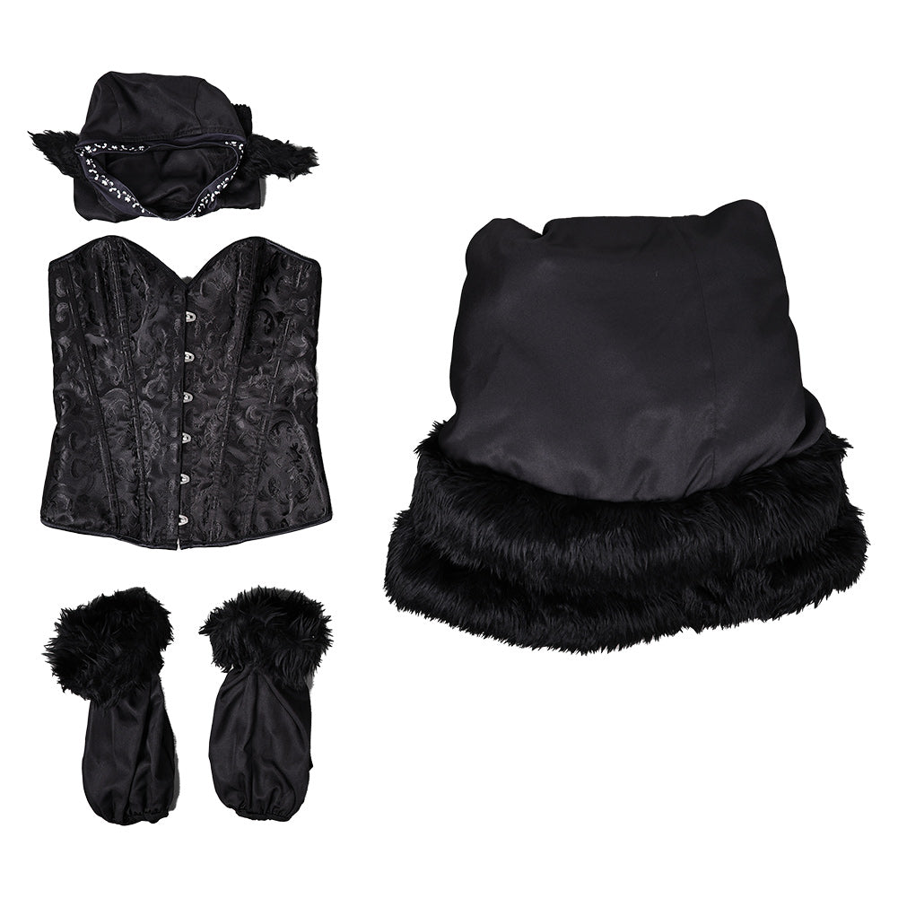 Dungeon Meshi Marcille Donato Master of the Dungeon Black Set Cosplay ...