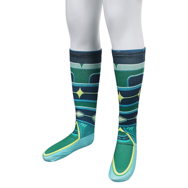 Elio 2025 Cosplay Green Printed Sock Halloween Carnival Party Props Ac ...