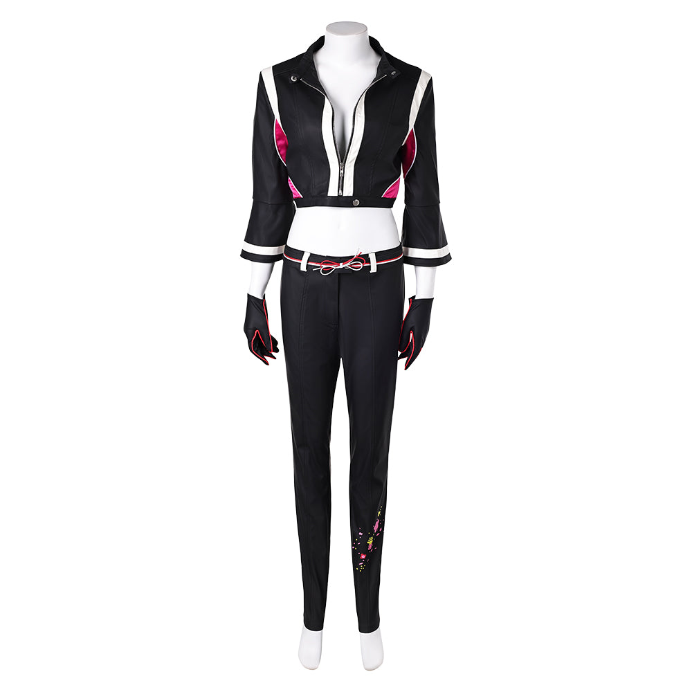 Fatal Fury Costume Mai Shiranui Cosplay Black Suit For Adult Female Ha ...