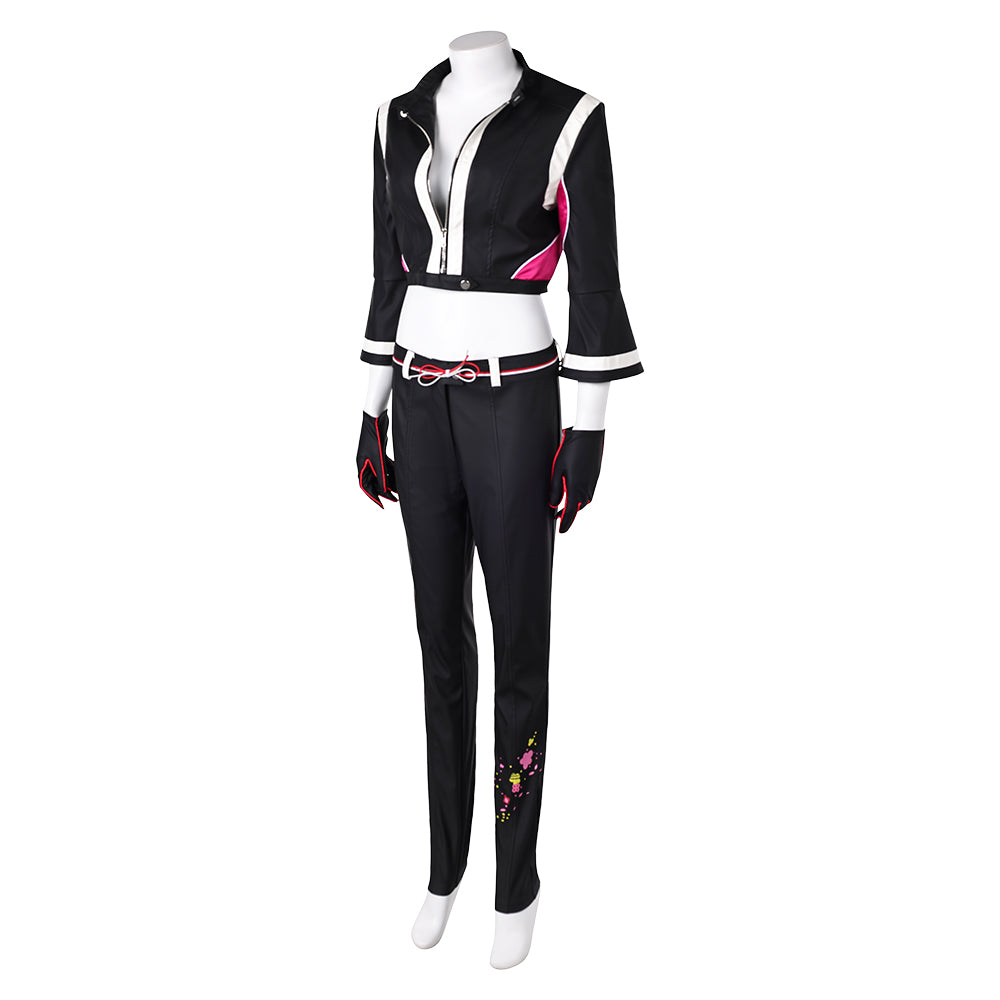 Fatal Fury Costume Mai Shiranui Cosplay Black Suit For Adult Female Ha ...