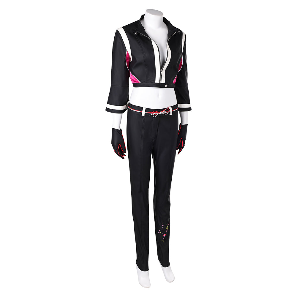 Fatal Fury Costume Mai Shiranui Cosplay Black Suit For Adult Female Ha ...