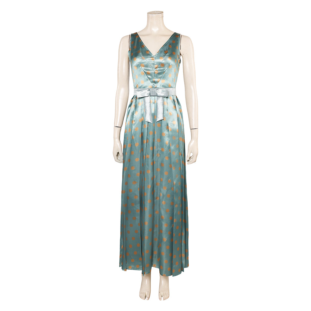Final Destination Iris Campbell Green Dress Cosplay Costume For Adult ...