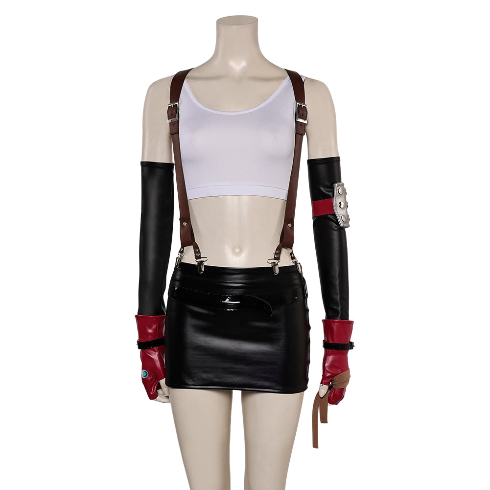 Final Fantasy VII Tifa Lockhart Classic Cosplay Costume Outfits Hallow ...