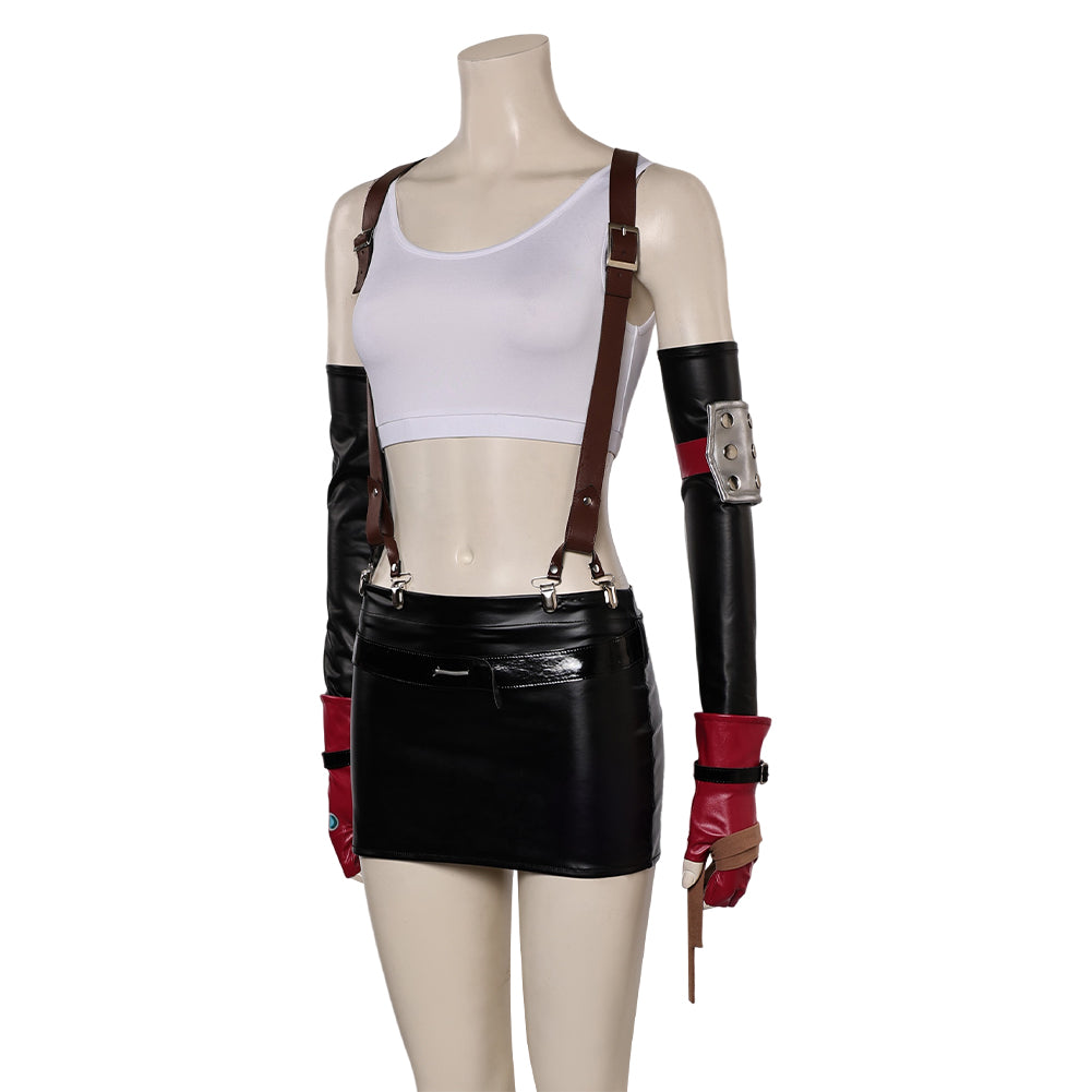Final Fantasy VII Tifa Lockhart Classic Cosplay Costume Outfits Hallow ...