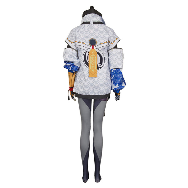 FragPunk Costume Kismet Cosplay White Suit For Adult Female Halloween ...