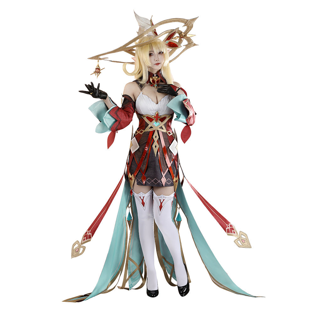 Genshin Impact Alice Cosplay Costume For Adult Female Halloween Carniv ...