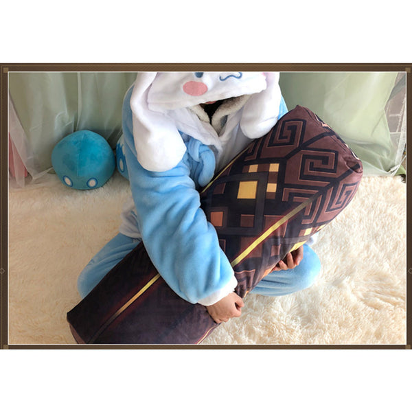 Genshin Impact Zhongli Cosplay Plush Toy Puppet Halloween Carnival Par ...