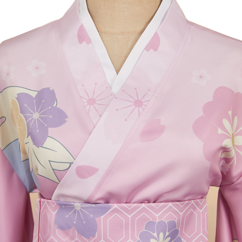 Hazbin Hotel Angel Dust Woman Pink Cosplay Costume Bathrobe Halloween ...