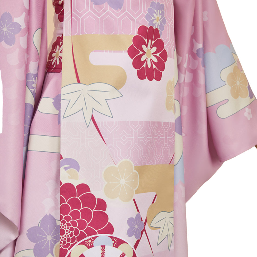 Hazbin Hotel Angel Dust Woman Pink Cosplay Costume Bathrobe Halloween ...