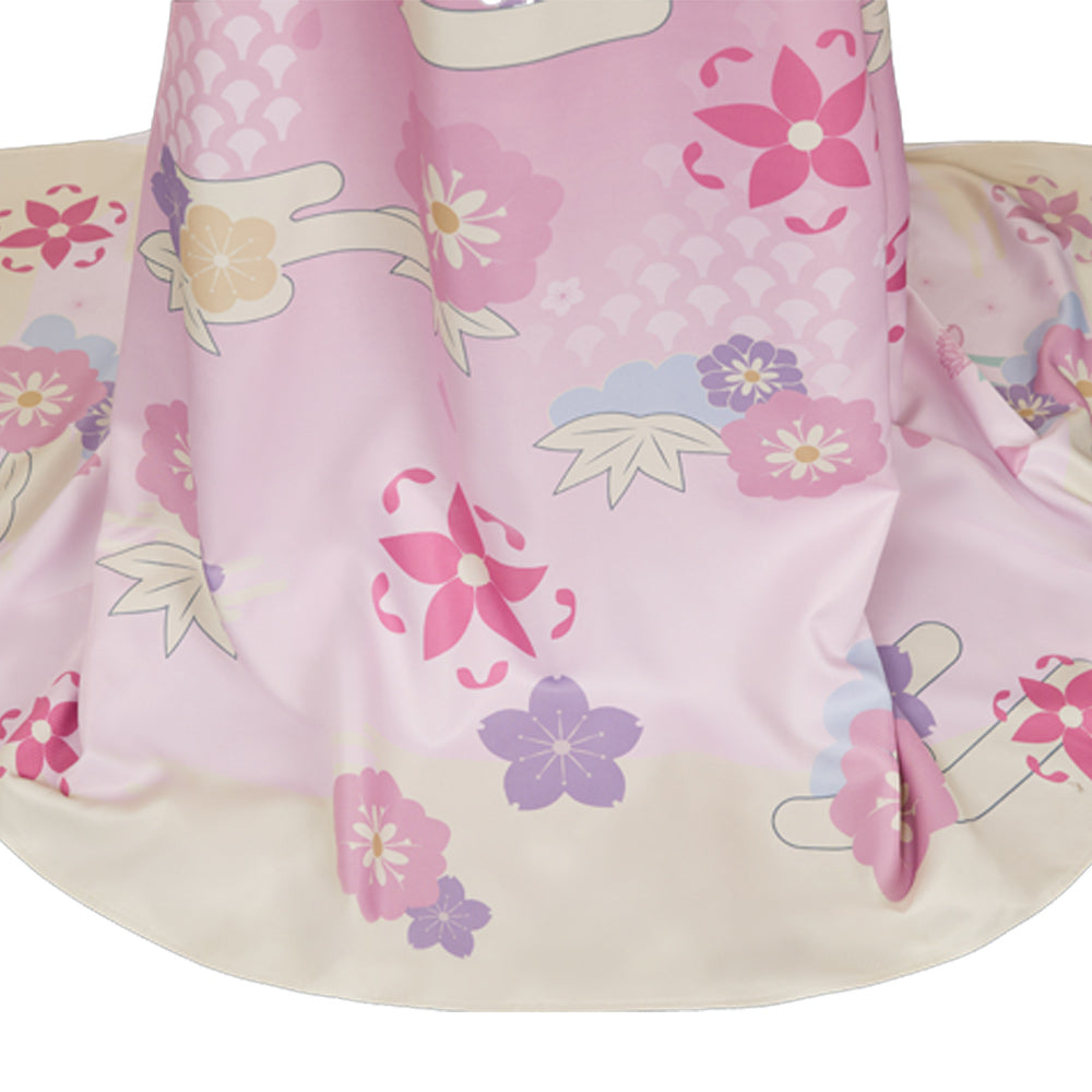 Hazbin Hotel Angel Dust Woman Pink Cosplay Costume Bathrobe Halloween ...