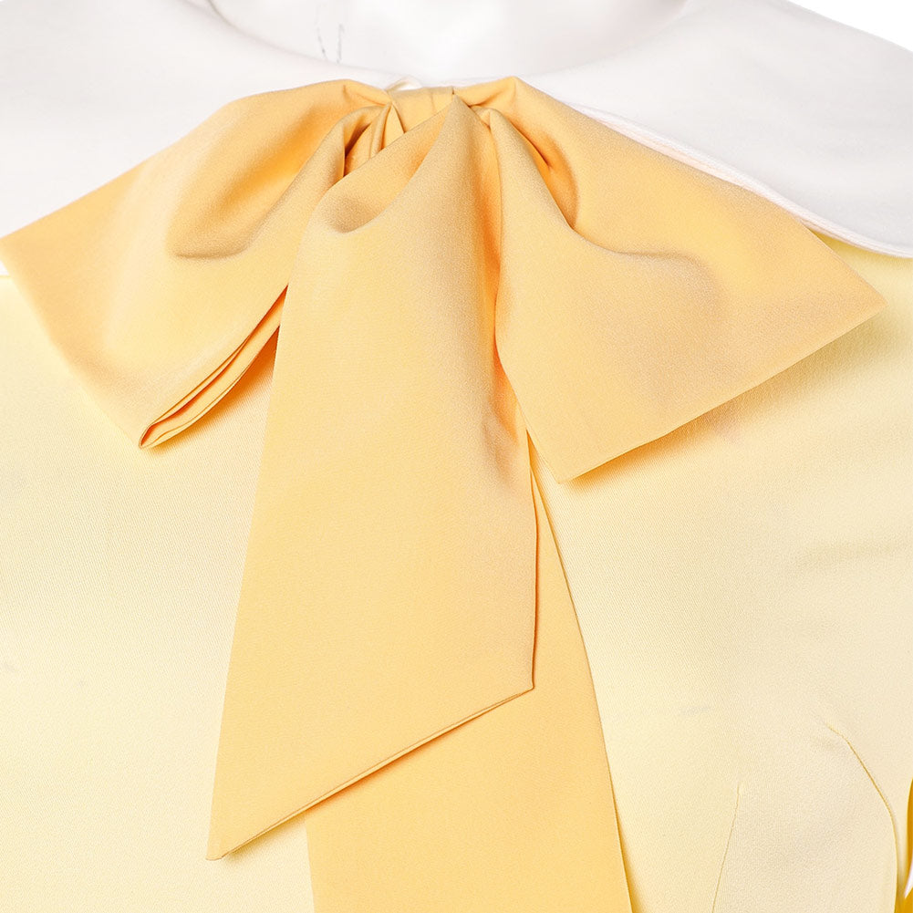 Hazbin Hotel Husk Yellow Cosplay Dress For Adult Female Halloween Carn ...
