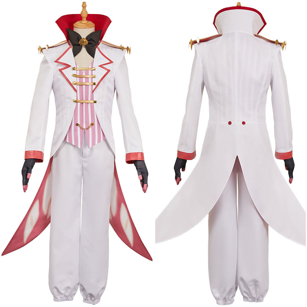 Hazbin Hotel Lucifer Man White Cosplay Costume Halloween Carnival Part ...
