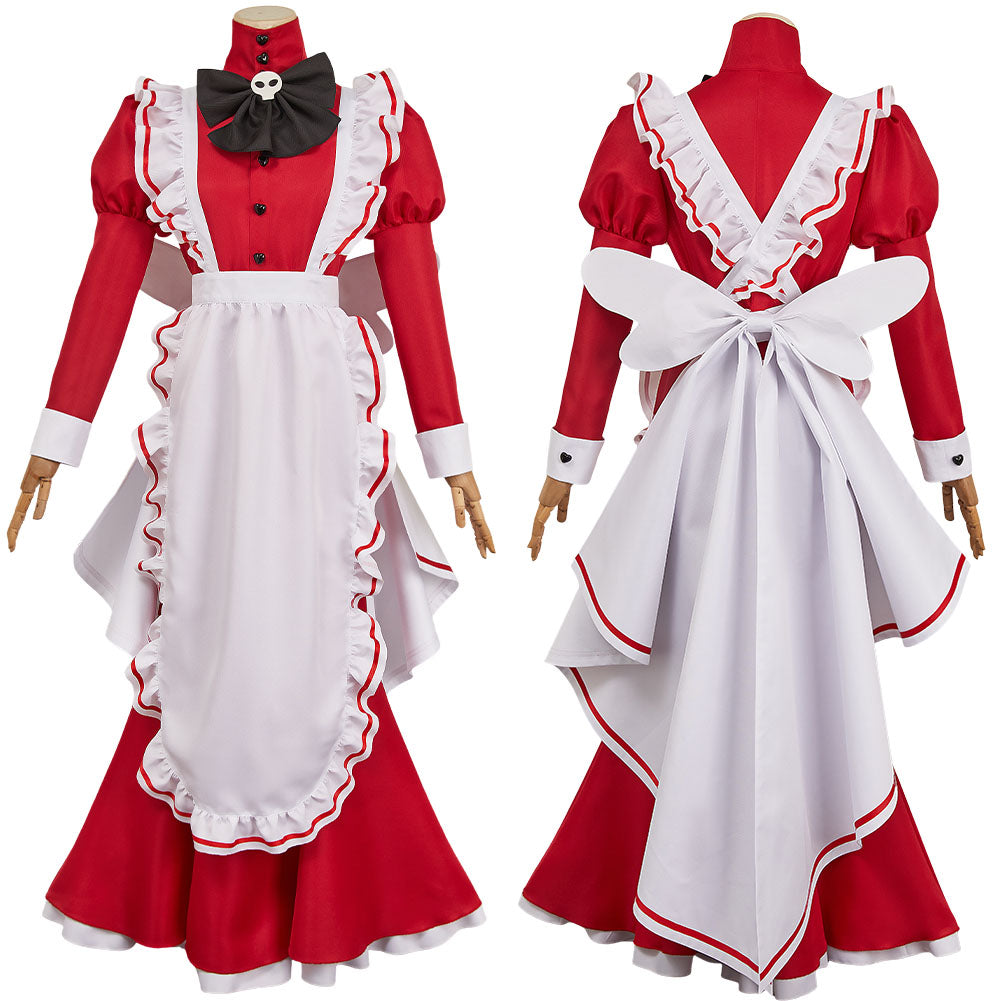 Hazbin Hotel Rosie Adult Woman Red Cosplay Costume Halloween Carnival ...