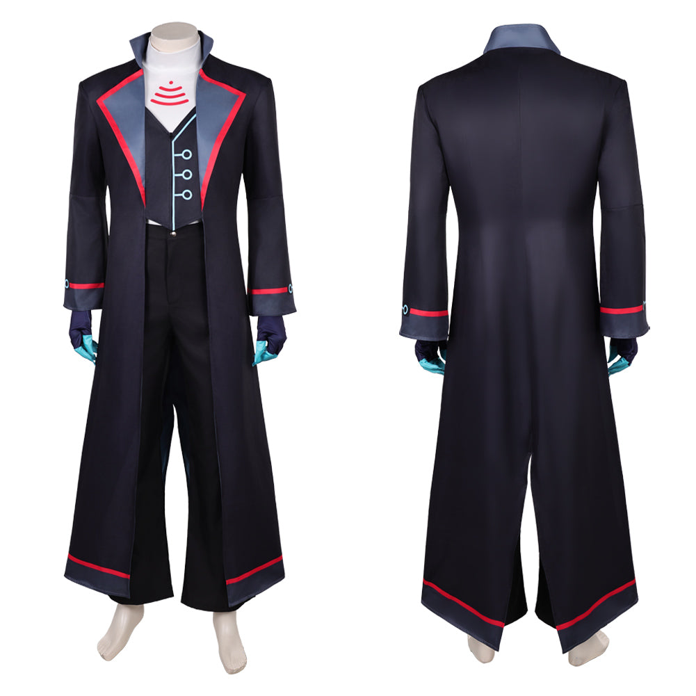 Hazbin Hotel Vox Black Cosplay Costume For Adult Man Halloween Carniva ...
