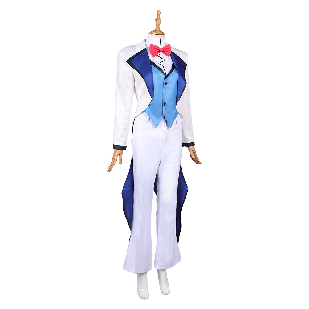 Hazbin Hotel Vox White Outfit Cosplay Costume For Adult Female Hallowe ...