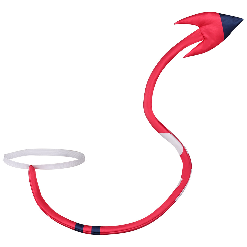 Hazbin Hotel/Helluva Boss Blitzo Buckzo Cosplay Red Tail Accessories P ...