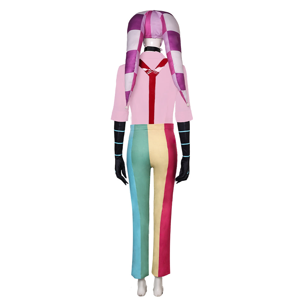 Helluva Boss Fizzarolli Pink Set Cosplay Costume Outfits Halloween Car ...