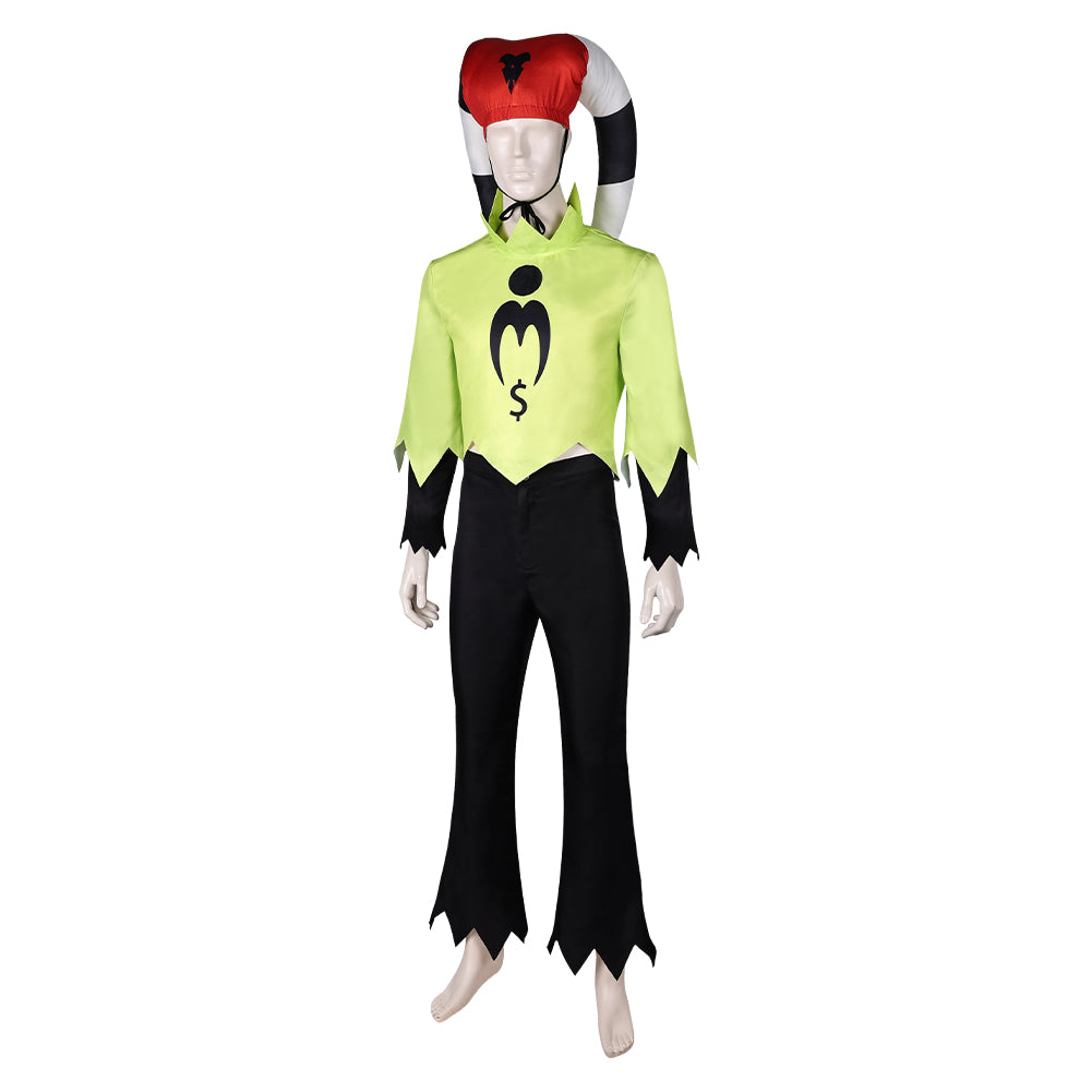 Helluva Boss Fizzarolli Yellow Set Cosplay Costume Outfits Halloween C ...