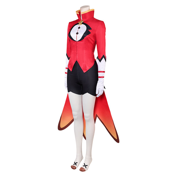 Helluva Boss Vassago Cosplay Costume Female Red Outfits Halloween Carn ...