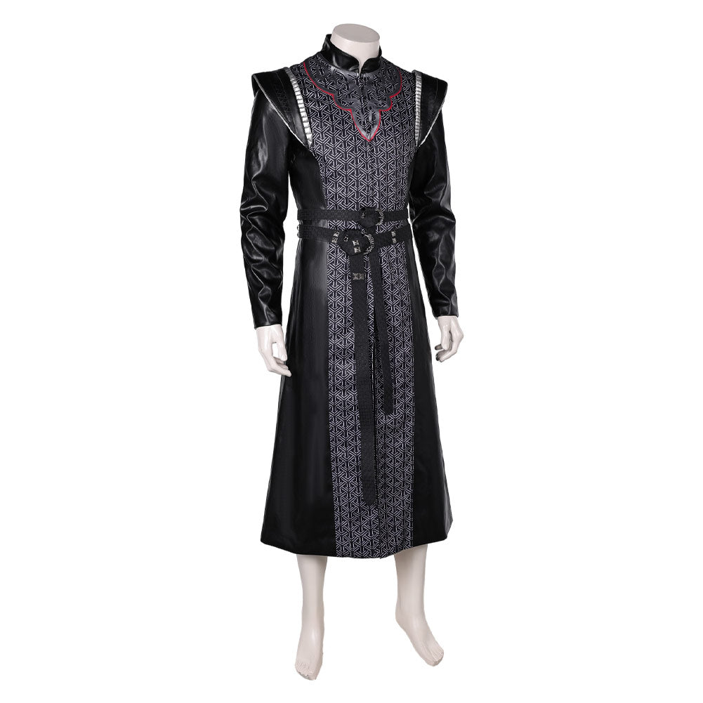 House of the Dragon Daemon Targaryen Black Set Cosplay Costume Outfits ...