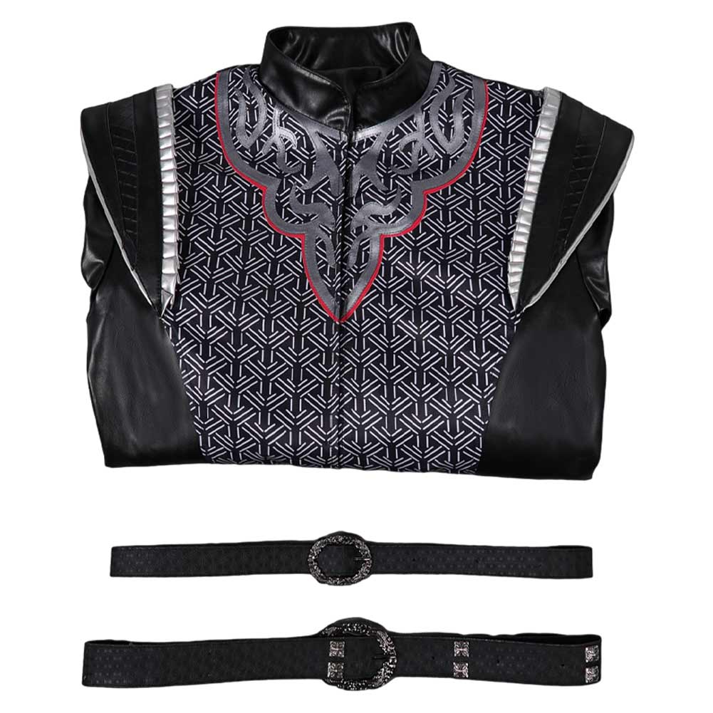 House of the Dragon Daemon Targaryen Black Set Cosplay Costume Outfits ...