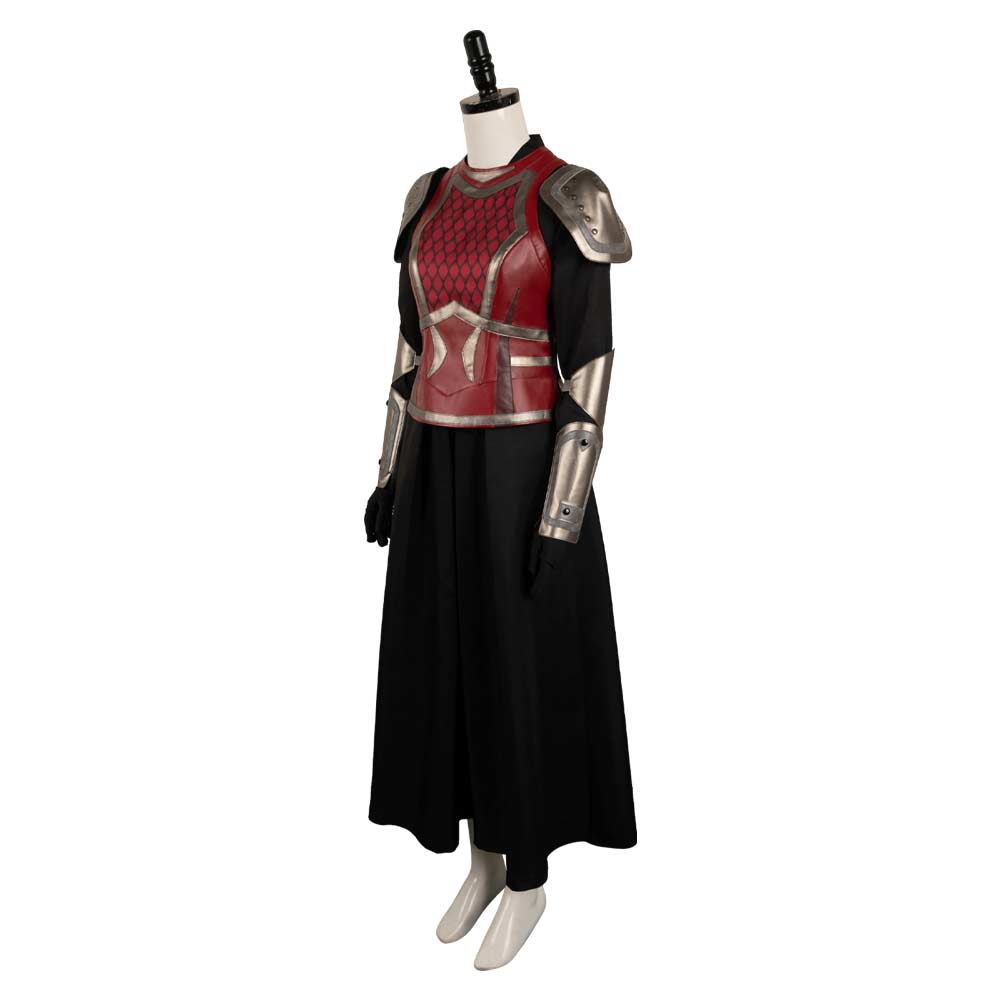 House of the Dragon Rhaenyra Targaryen Red Leather Armor Set Cosplay C ...