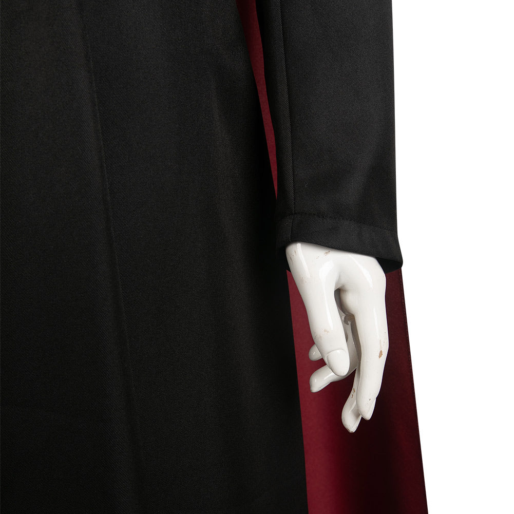 House Of The Dragon Rhaenys Targaryen Black Red Dress With Cape Cospla ...