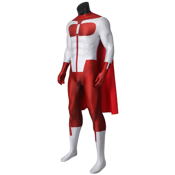 Invincible 2025 Omni-Man Nolan White Red Jumpsuit Cosplay Costume Hall ...