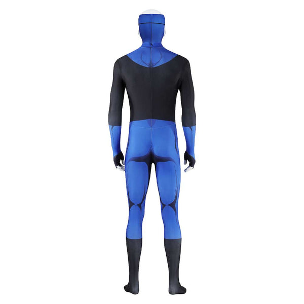 Invincible Costume Mark Grayson Cosplay Blue Suit For Adult Man Hallow ...