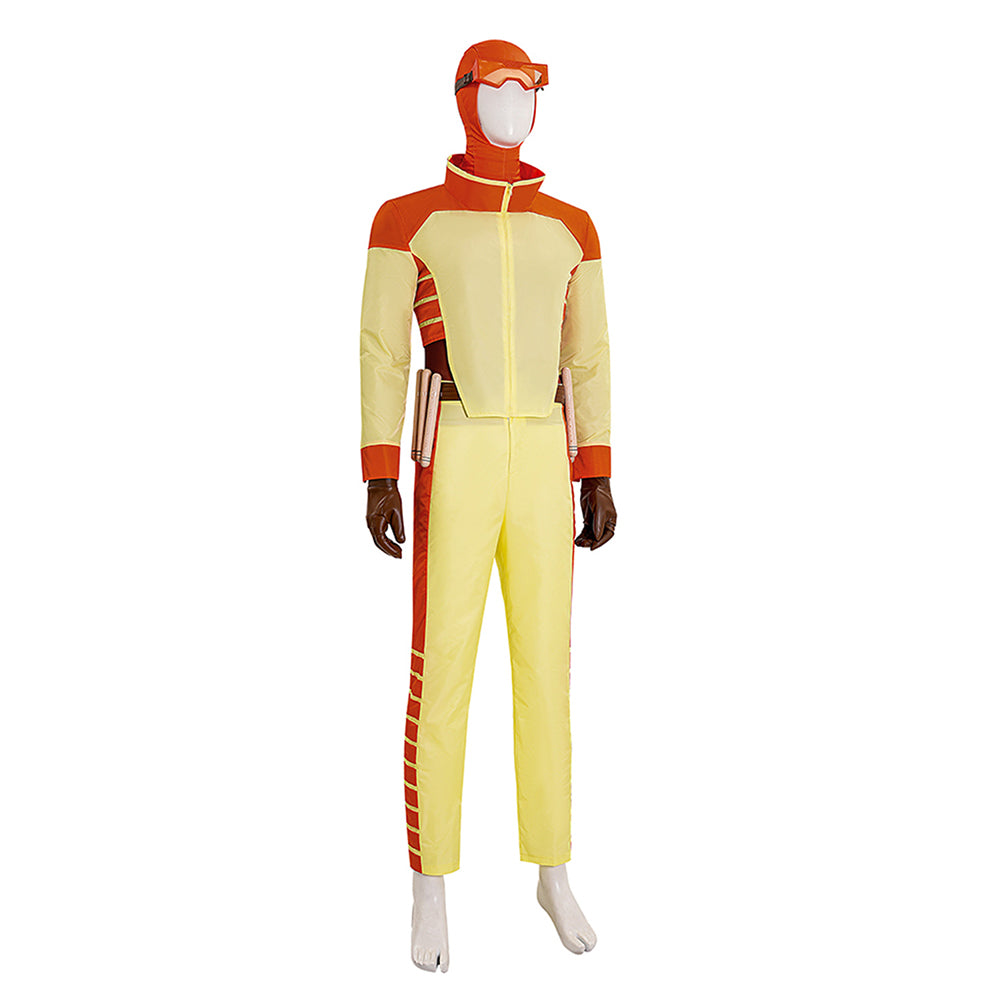 Invincible Costume Rex Cosplay Yellow Suit For Adult Man Halloween Car ...