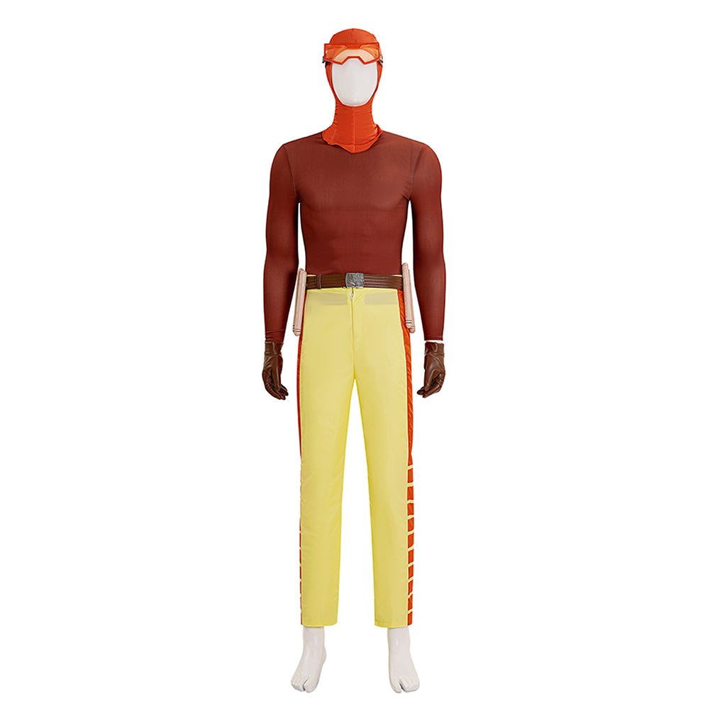 Invincible Costume Rex Cosplay Yellow Suit For Adult Man Halloween Car ...
